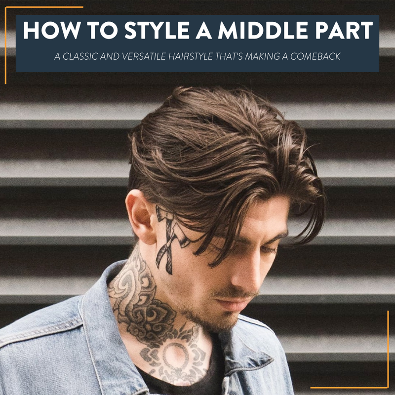 How To Style A Middle Part – King's Crown 1774